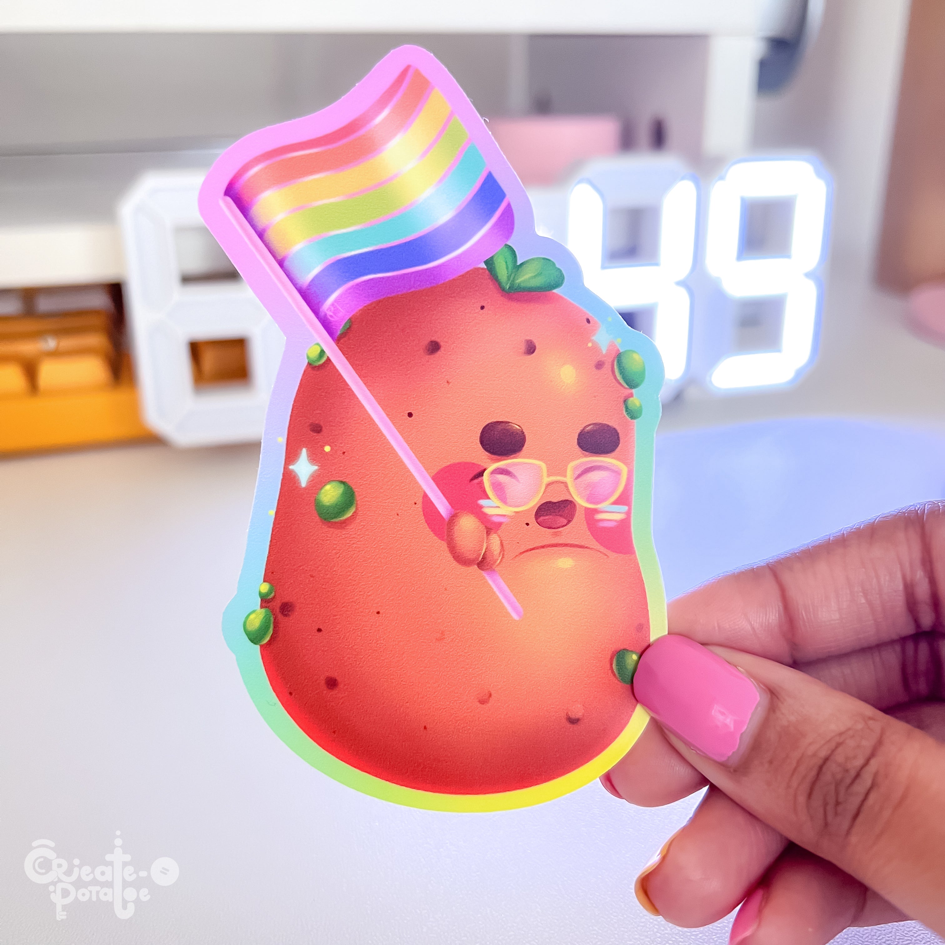 POTATOE PRIDE | sticker – Create-O Potatoe
